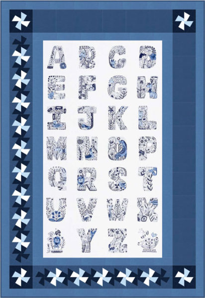 Frame & Twist Pattern and Lettered Quilt Kit Giveaway – Twister Sisters
